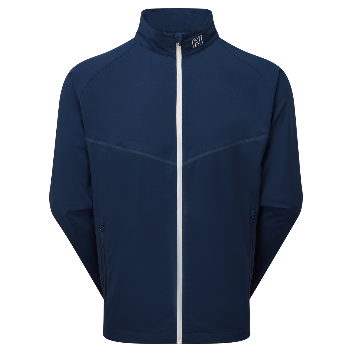 FootJoy Full Zip Zephyr Golf Wind Shirt - Navy — Pin High Golf