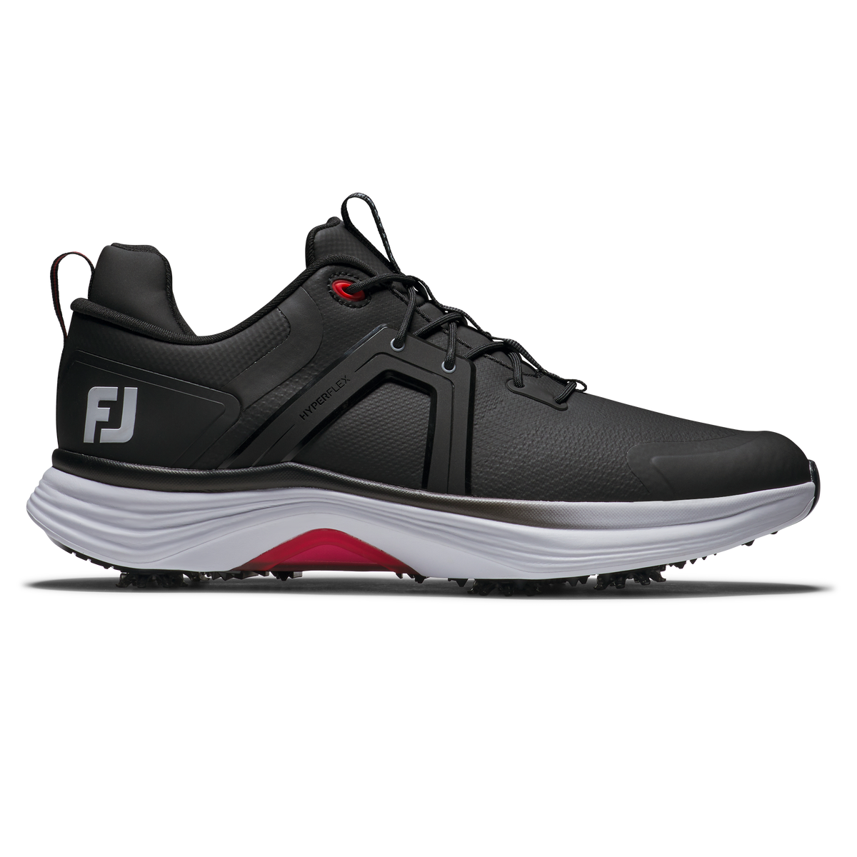 FootJoy HyperFlex Golf Shoes - Black/White/Red — Pin High Golf