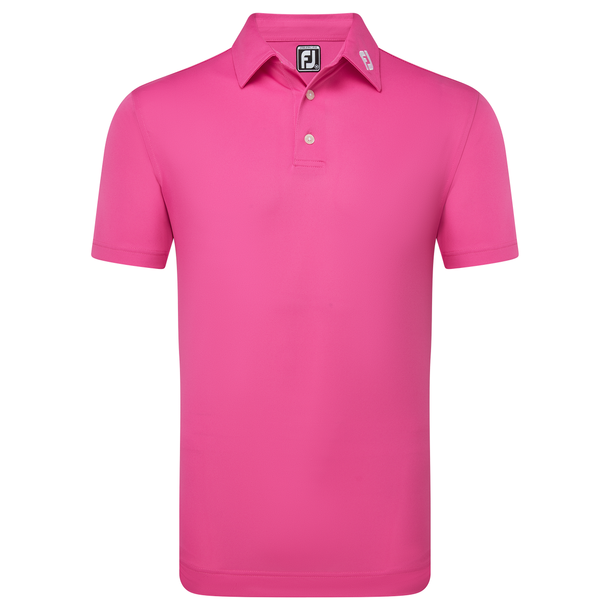 FootJoy Stretch Pique Solid Golf Shirt - Hot Pink — Pin High Golf