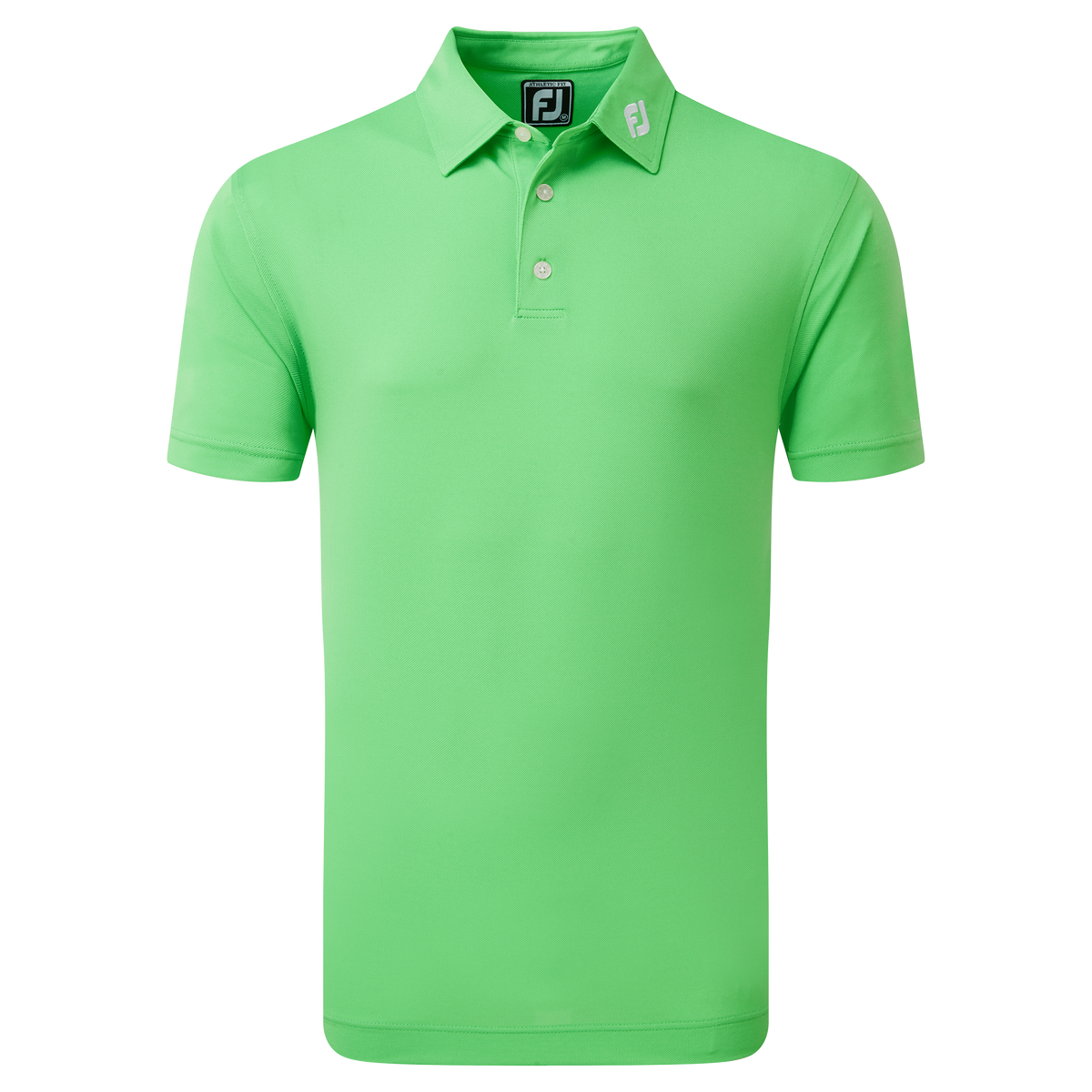 FootJoy Stretch Solid Pique Men's Golf Shirt 80130 - Green — Pin High Golf
