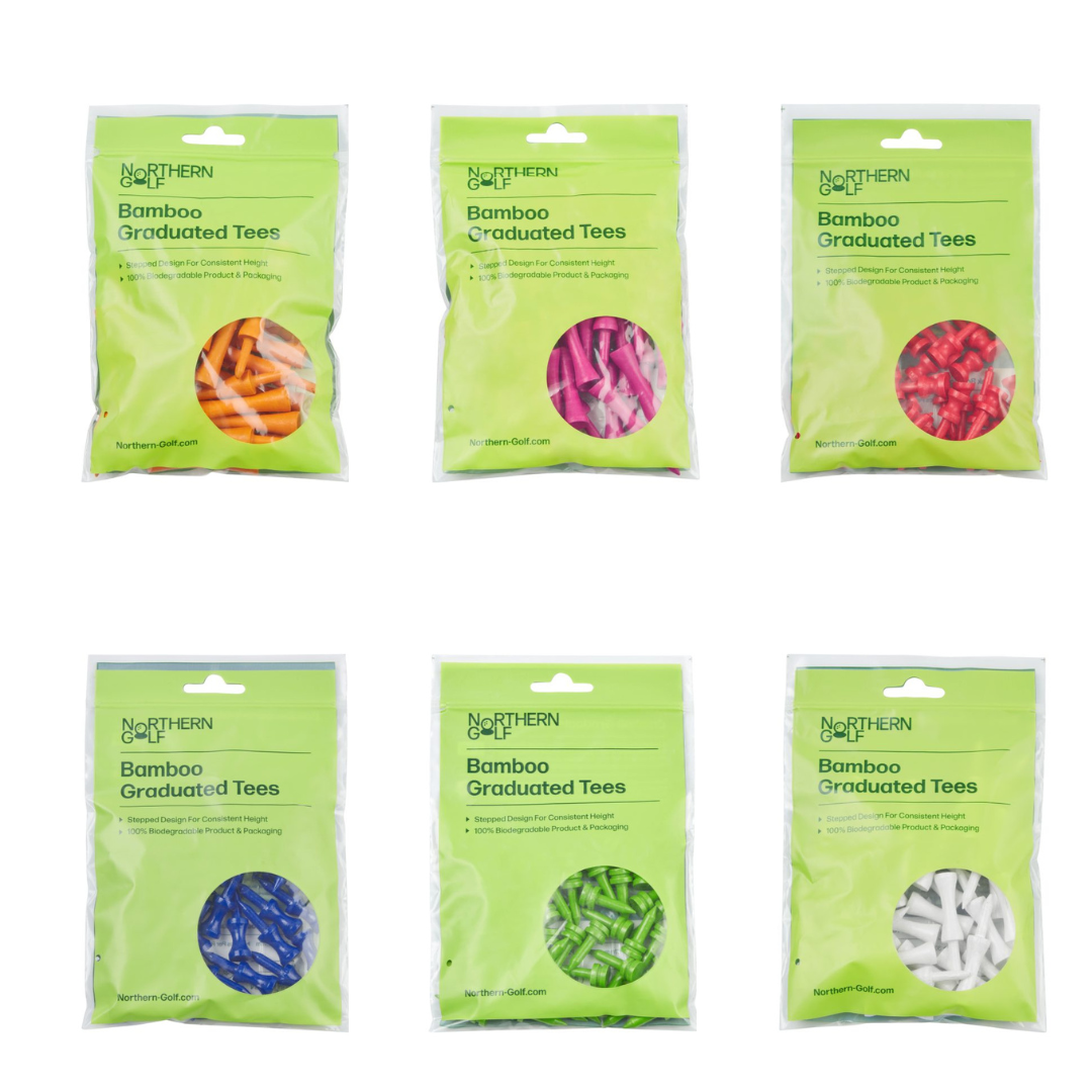 Northern Golf Bamboo Graduated Golf Tees — Pin High Golf